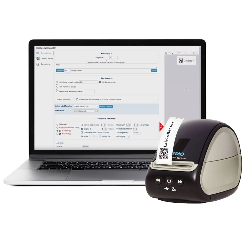 Dymo LabelWriter 550 - Rapid Label Printing for LabCollector | Direct ...