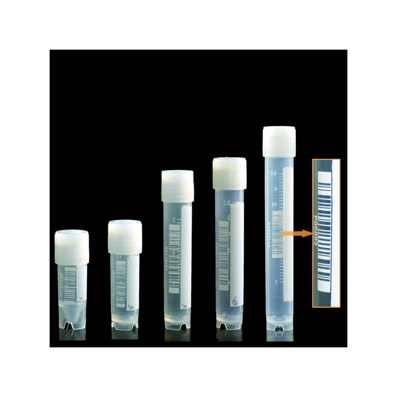 CRYOTUBES 1D EXTERNAL THREAD CAP (50U) Volume 1,2mL