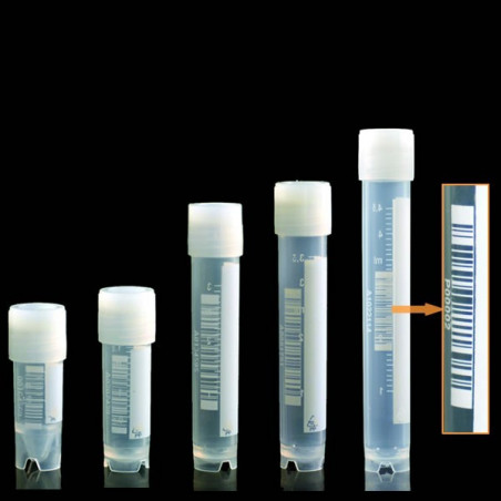 CRYOTUBES 1D EXTERNAL THREAD CAP (50U) Volume 1,2mL
